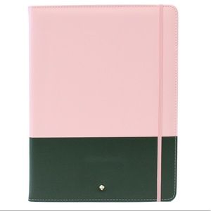 kate spade | Accessories | Kate Spade Pink Colorblock Leather Notepad ...